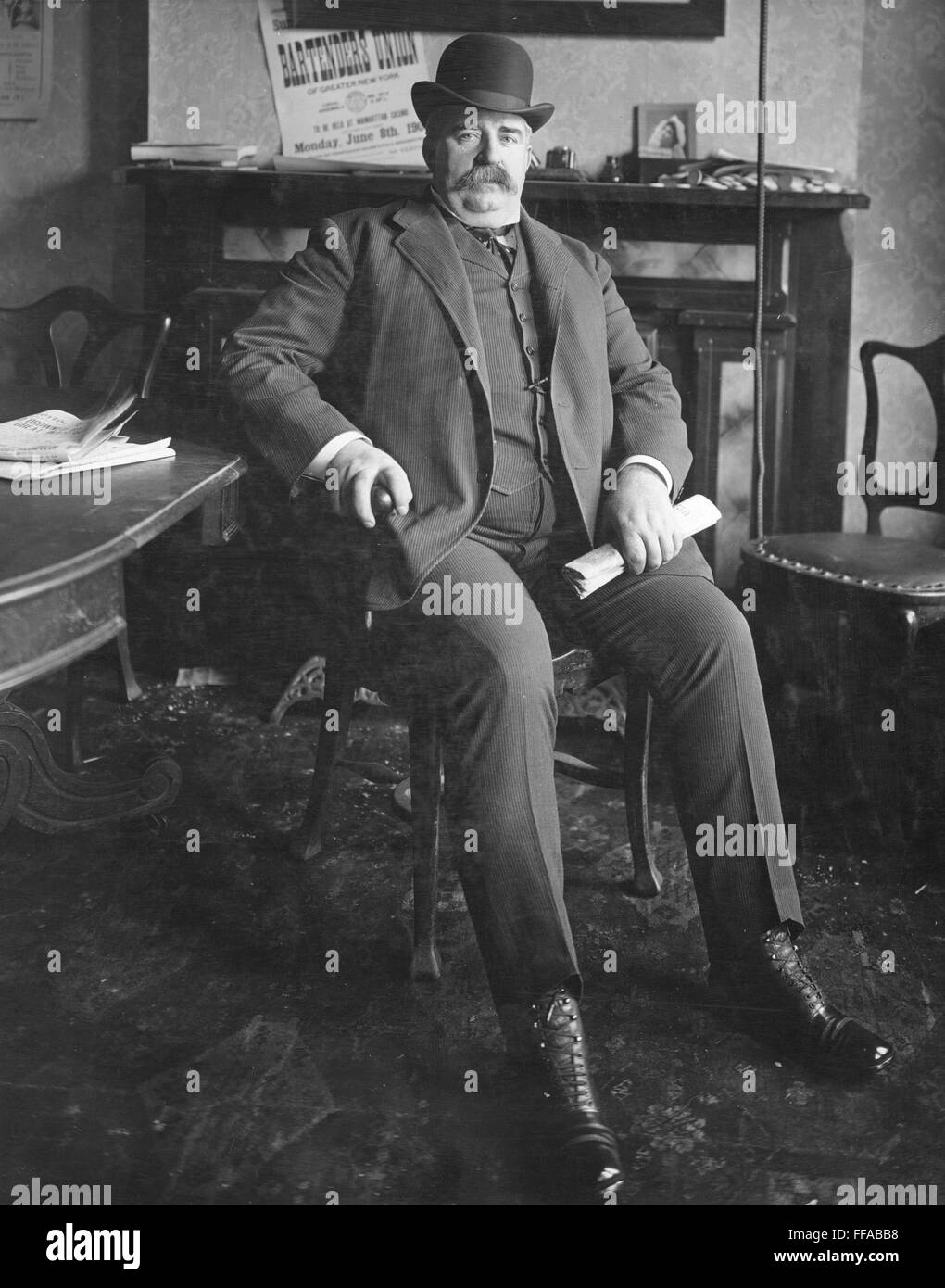 WILLIAM S. DEVERY (1854-1919). /nAmerican police officer. Photographed ...