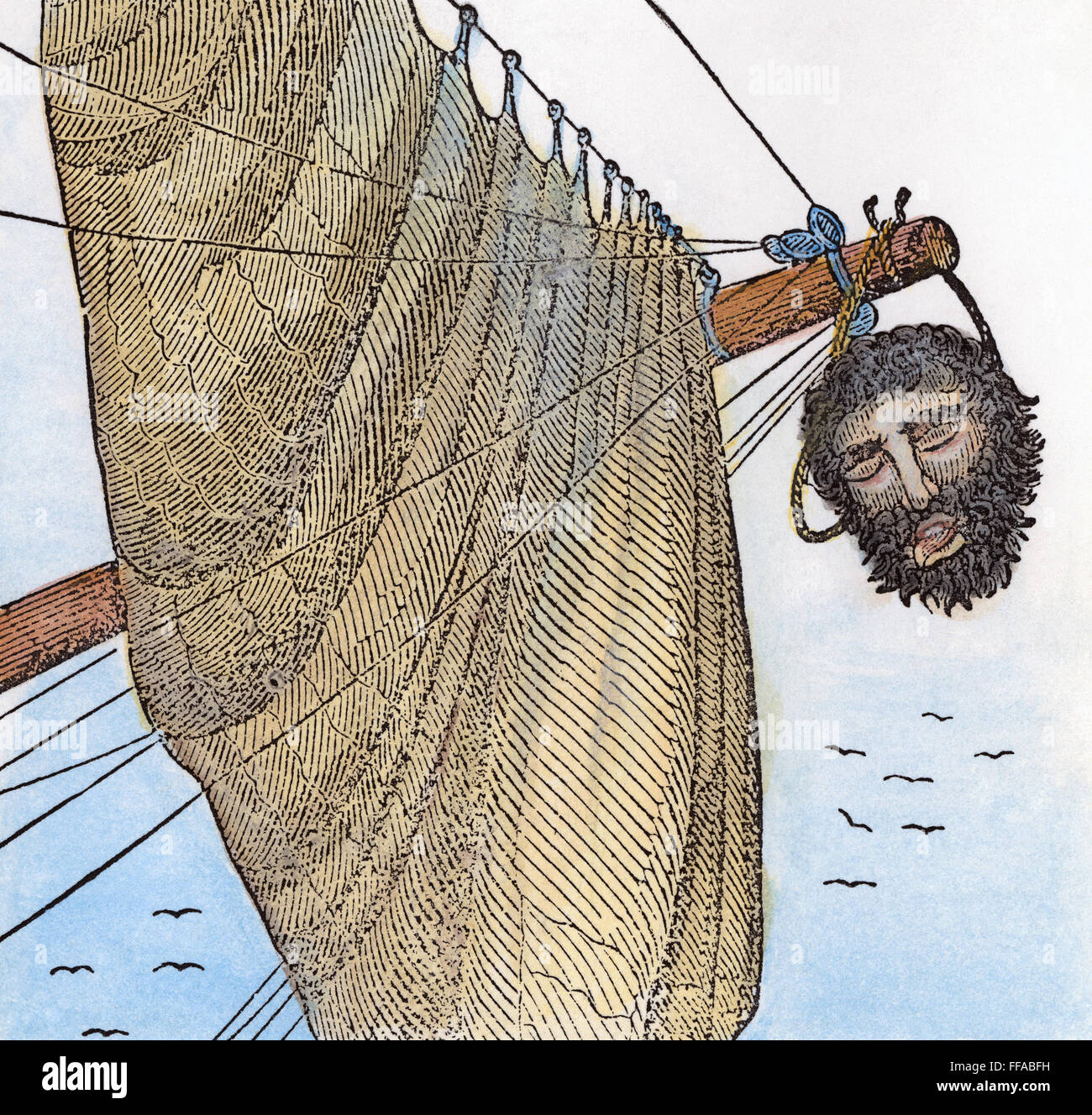 EDWARD TEACH (d. 1718). /nEnglish pirate, known as Blackbeard ...