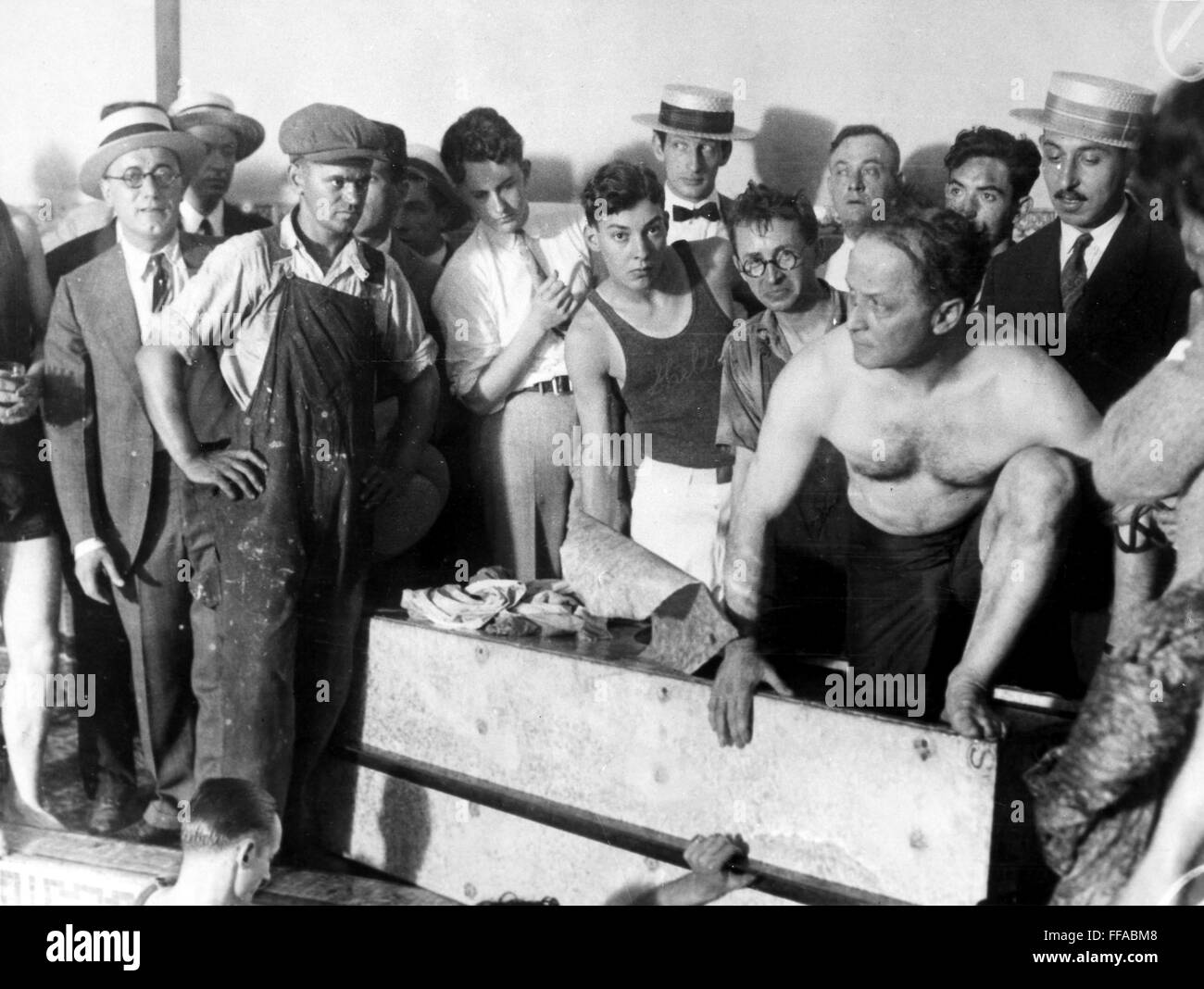 HARRY HOUDINI (1874-1926). /nAmerican magician. Houdini leaves the ...