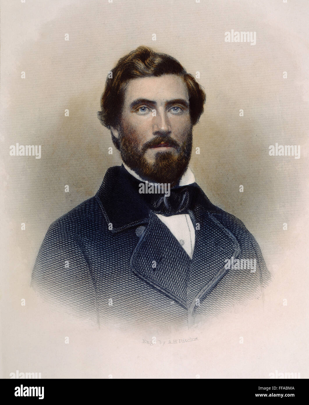 HINTON ROWAN HELPER /n(1829-1909). American writer. Steel engraving ...