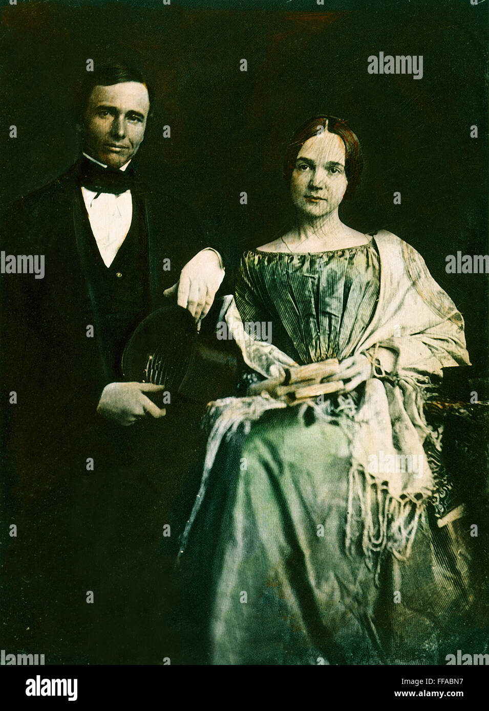 MARY CHESNUT (1823-1886). /nAmerican diarist. With her husband, James ...