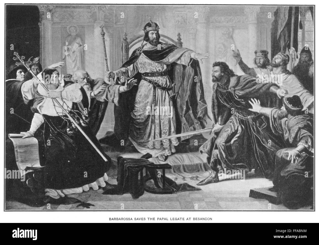 FREDERICK I (1123?-1190). /nKnown as Frederick Barbarossa. Holy Roman ...