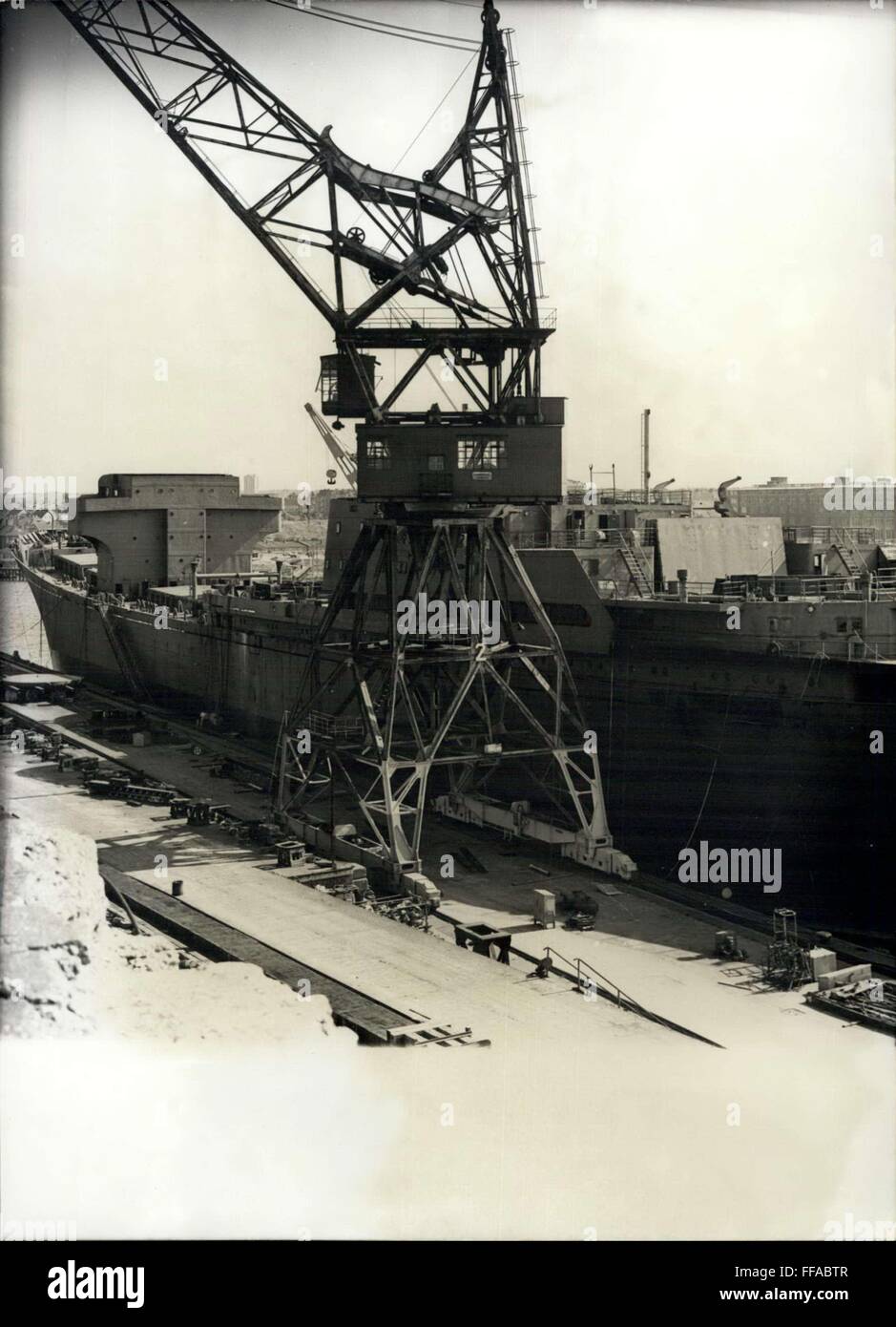 1954 - First German Atom-powered freighter. © Keystone Pictures USA ...