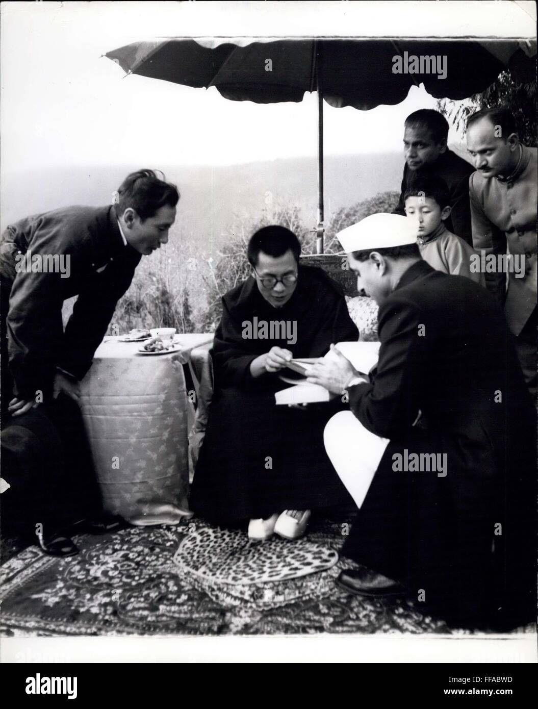 1960 - Another exiled ruler: The young Dalai Lama of Tibet; While the ...
