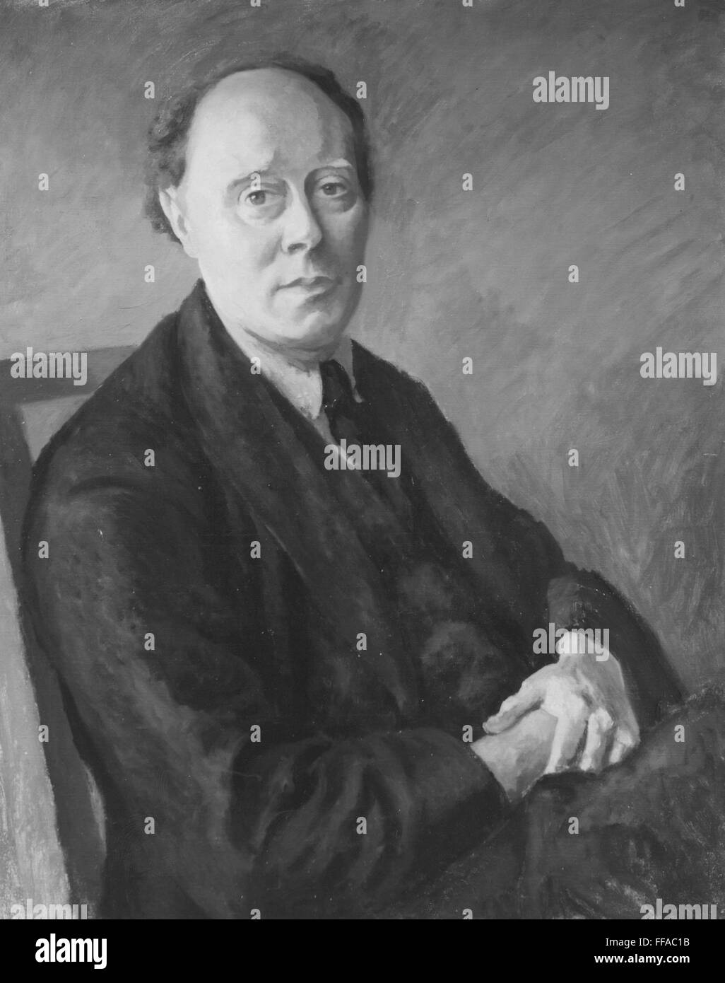 CLIVE BELL (1881-1964). /nEnglish art critic and writer. Oil on canvas ...