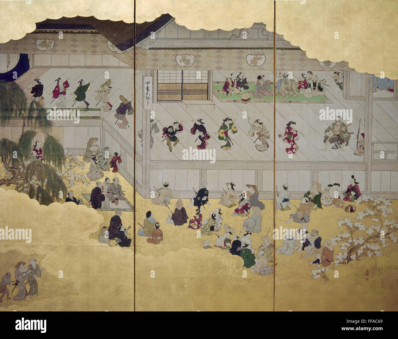 JAPAN: KABUKI THEATER. /nJapanese Kabuki theater, before women were ...