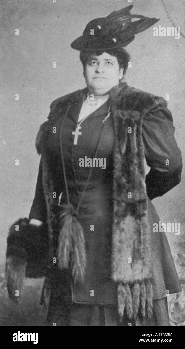 MAGGIE L. WALKER /n(c1867-1934). American business woman Stock Photo ...