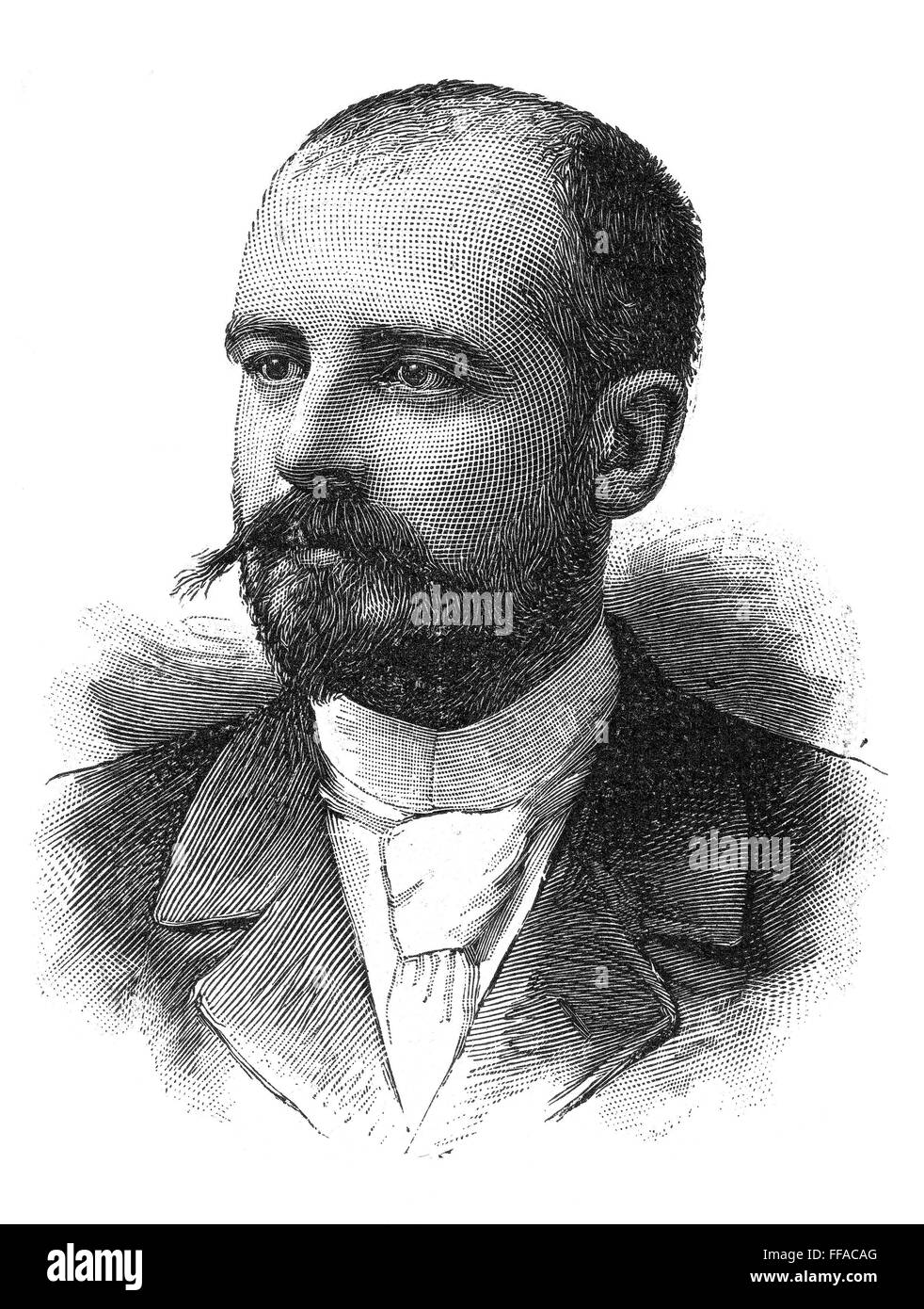 ENRIQUE DUPUY DE LOME /n(1851-1904). Spanish diplomat. Wood engraving ...