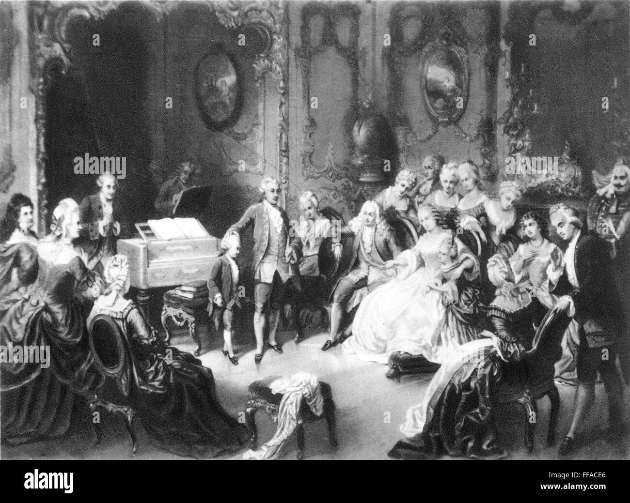 WOLFGANG AMADEUS MOZART /n(1756-1791). Austrian composer. Leopold ...