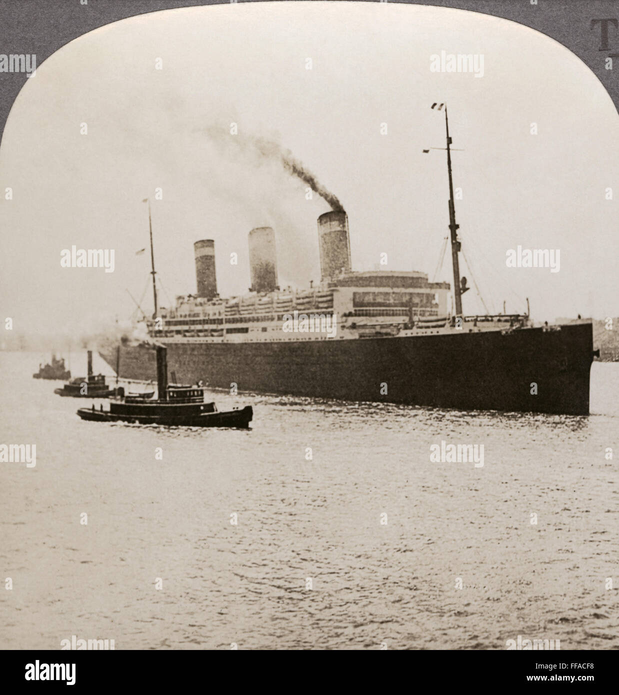 WWI: THE 'LEVIATHAN'. /nU.S. ocean liner (originally the German liner ...