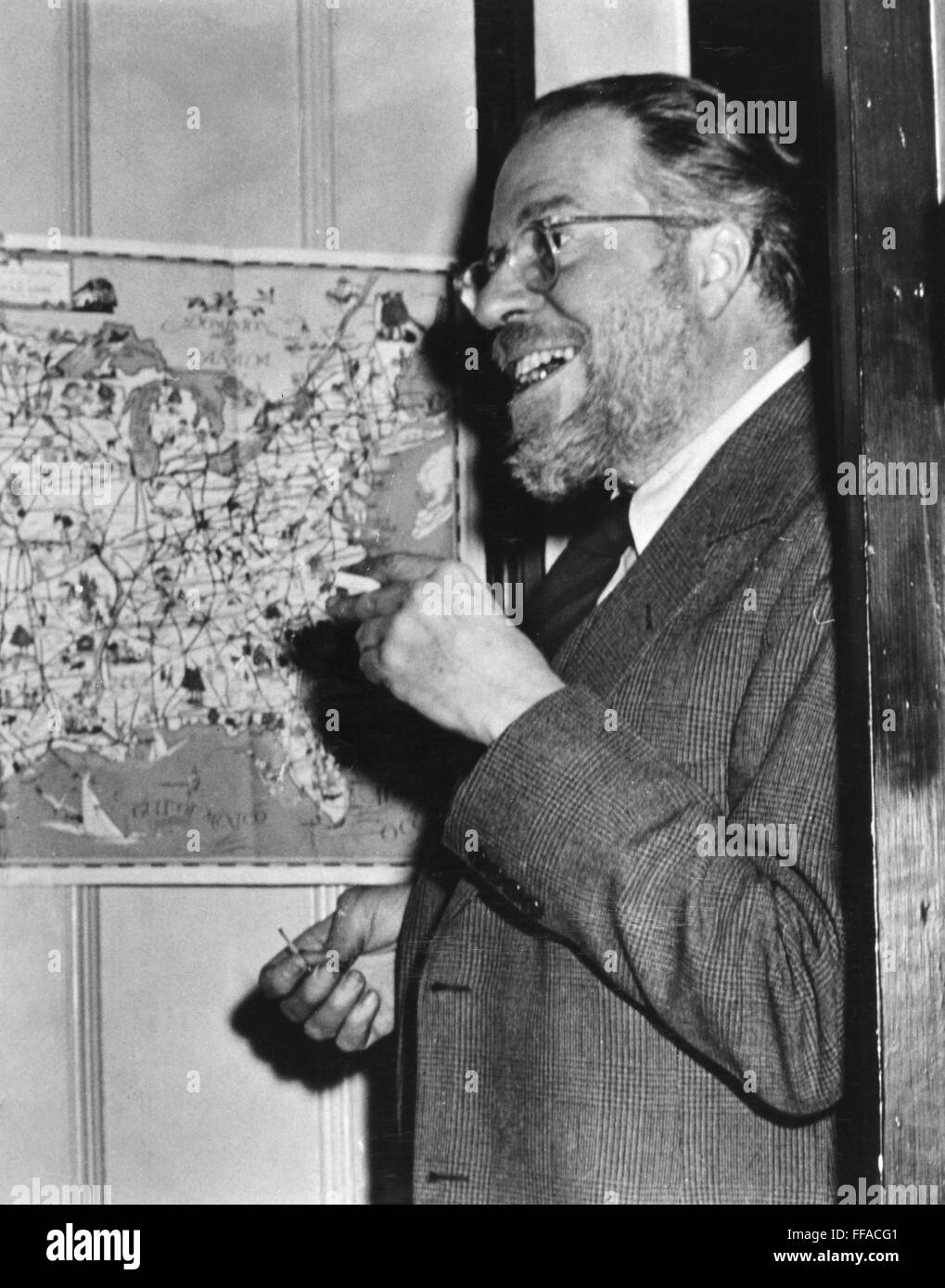 CHRISTOPHER MORLEY /n(1890-1957). American writer Stock Photo - Alamy