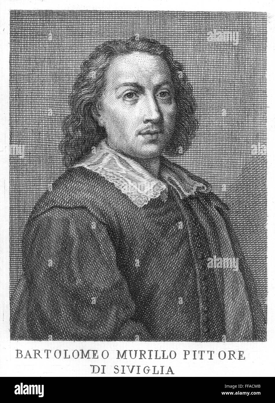 BARTOLOME ESTEBAN MURILLO /n(1617-1682). Spanish painter; 18th century ...