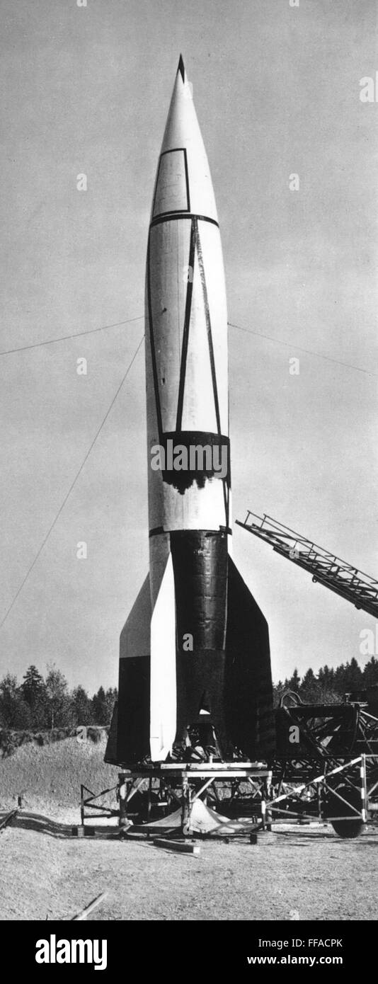 GERMAN V-2 ROCKET. /nGerman V-2 rocket developed during World War II ...