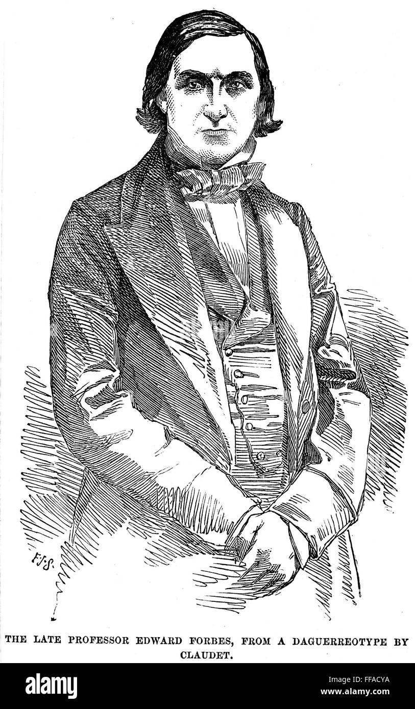 EDWARD FORBES (1815-1854). /nEnglish naturalist and paleontologist ...