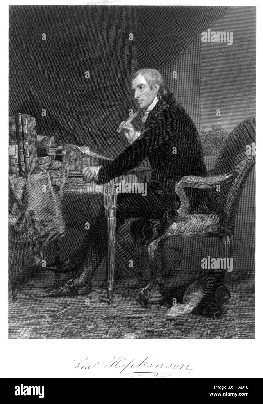 FRANCIS HOPKINSON /n(1737-1791). American political leader and writer ...