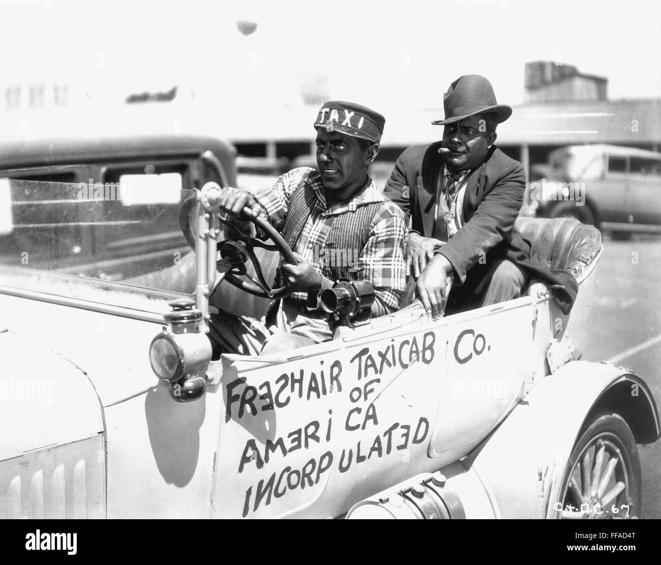 AMOS AND ANDY, 1930. /nBlackfaced actors Freeman Gosden (left) and ...