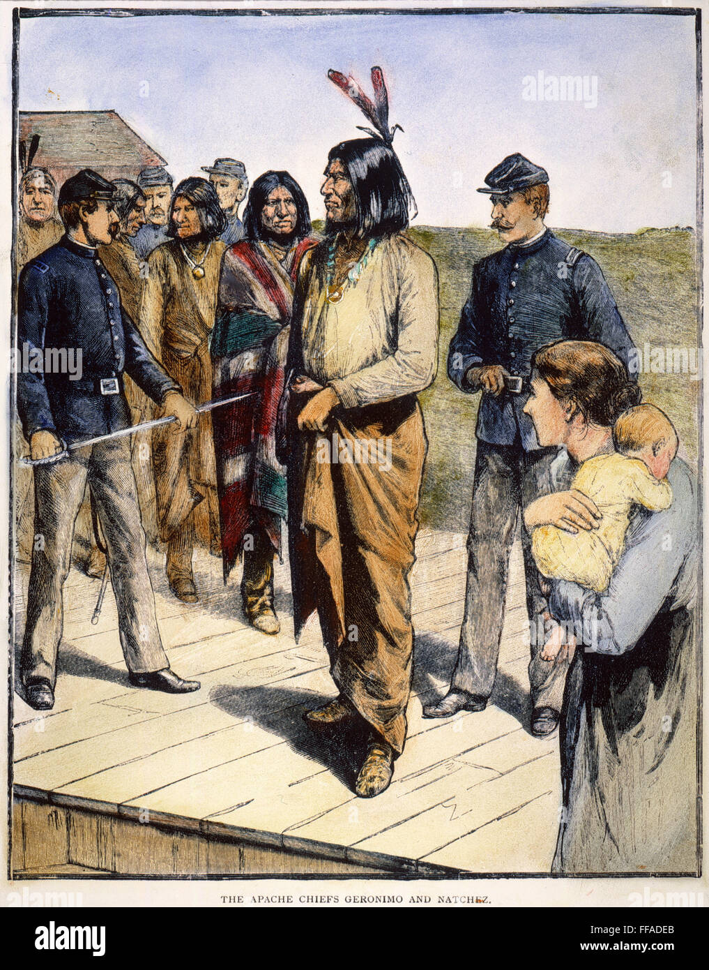 GERONIMO (1829-1909). /nAmerican Apache leader. Geronimo at Fort Bowie ... GERONIMO (1829-1909). /nAmerican Apache leader. Geronimo at Fort Bowie ...
