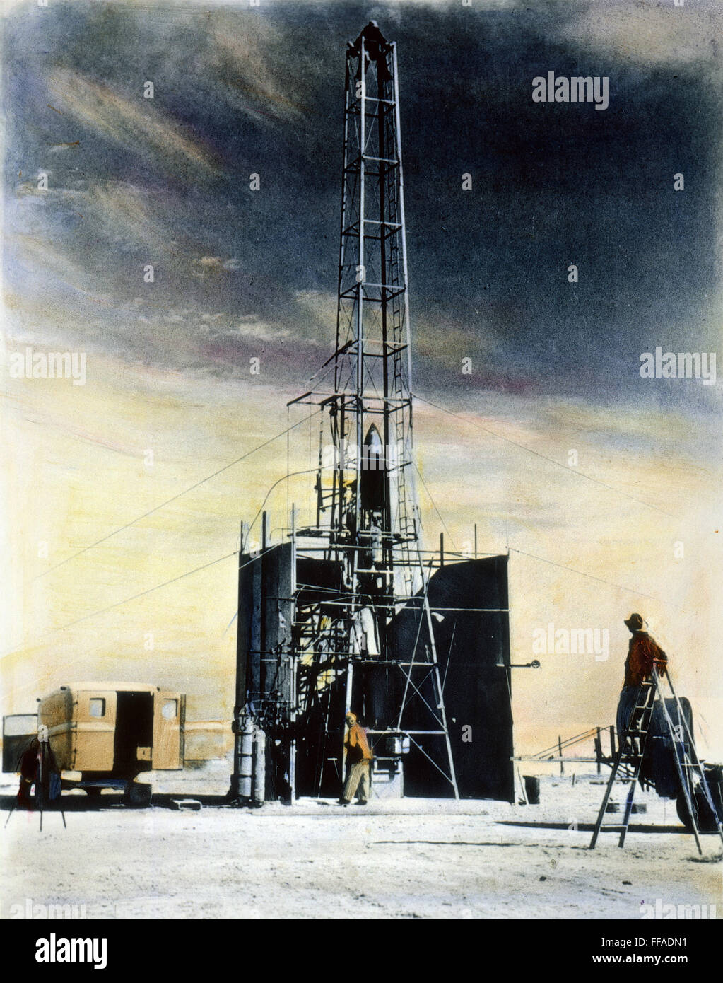 ROBERT GODDARD & ROCKET. /nRobert Hutchings Goddard (1882-1945) on ...