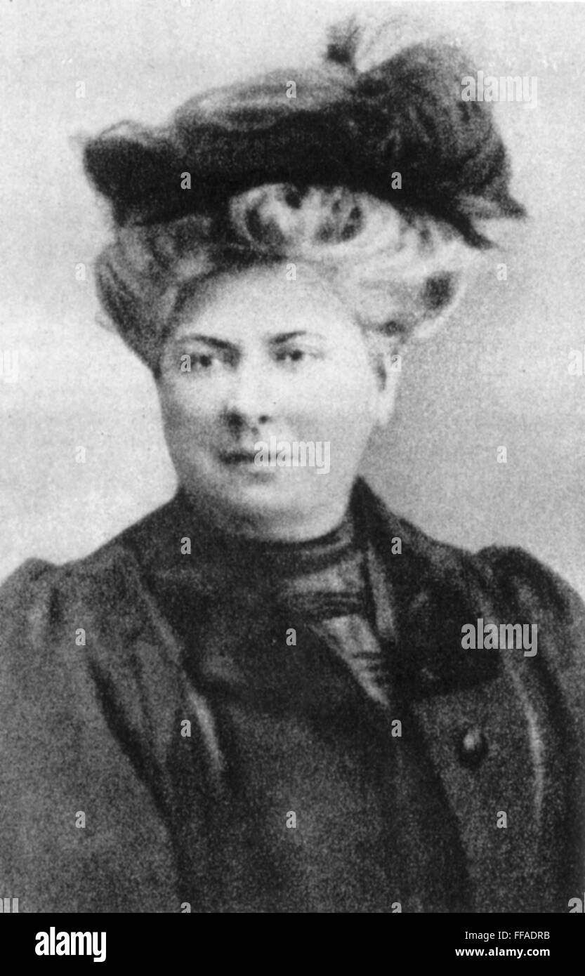 MARIA PICASSO LOPEZ /n(1855-1939). Mother of Pablo Picasso Stock Photo ...