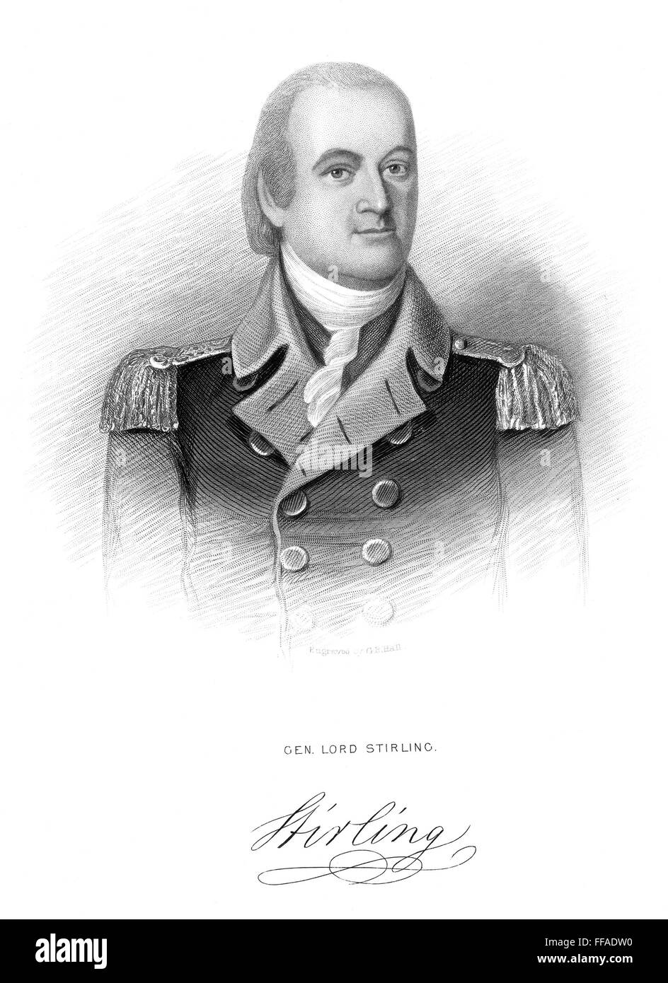 LORD STIRLING (1726-1783). /nReal name: William Alexander. American ...