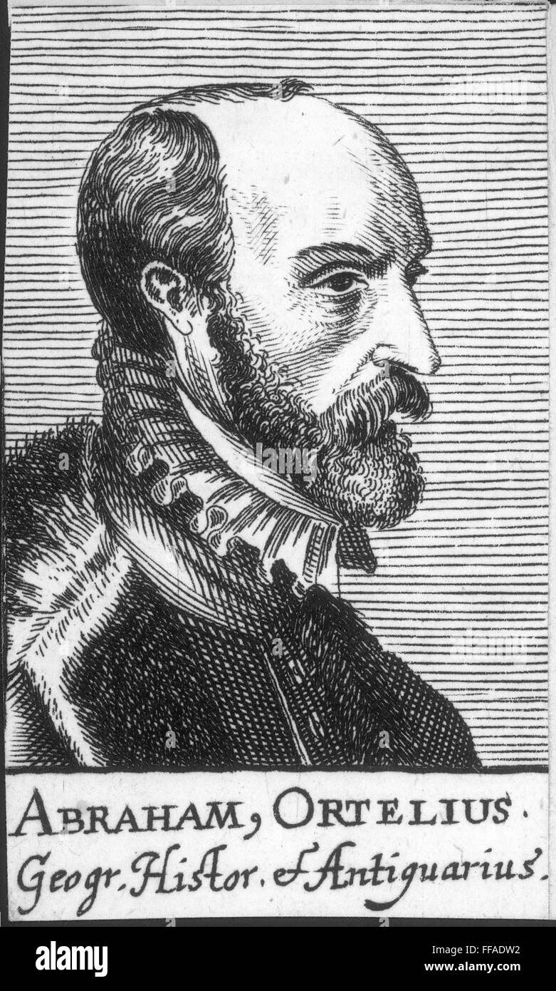 ABRAHAM ORTELIUS /n(1527-1598). Flemish cartographer and geographer ...