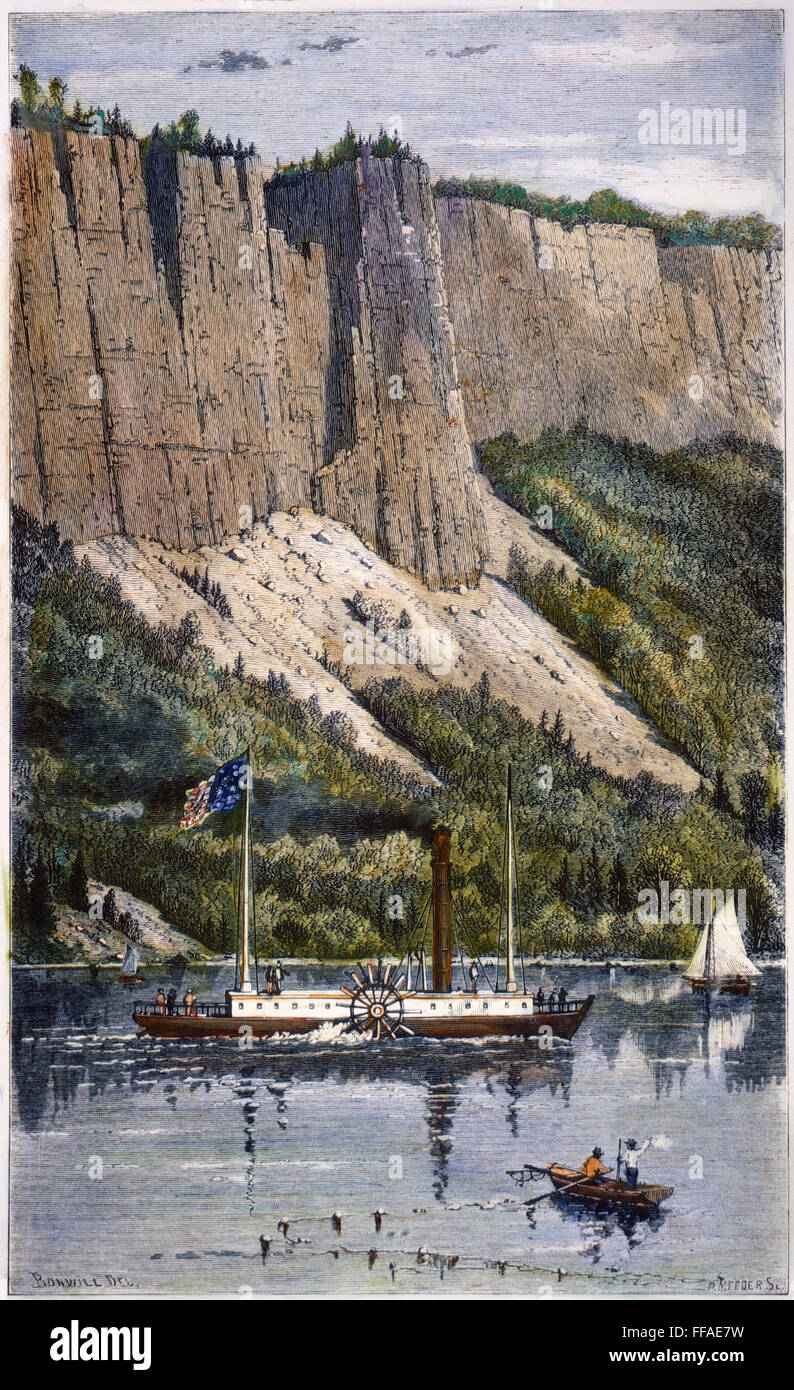 ROBERT FULTON'S CLERMONT. /nRobert Fulton's steamboat, 'Clermont ...