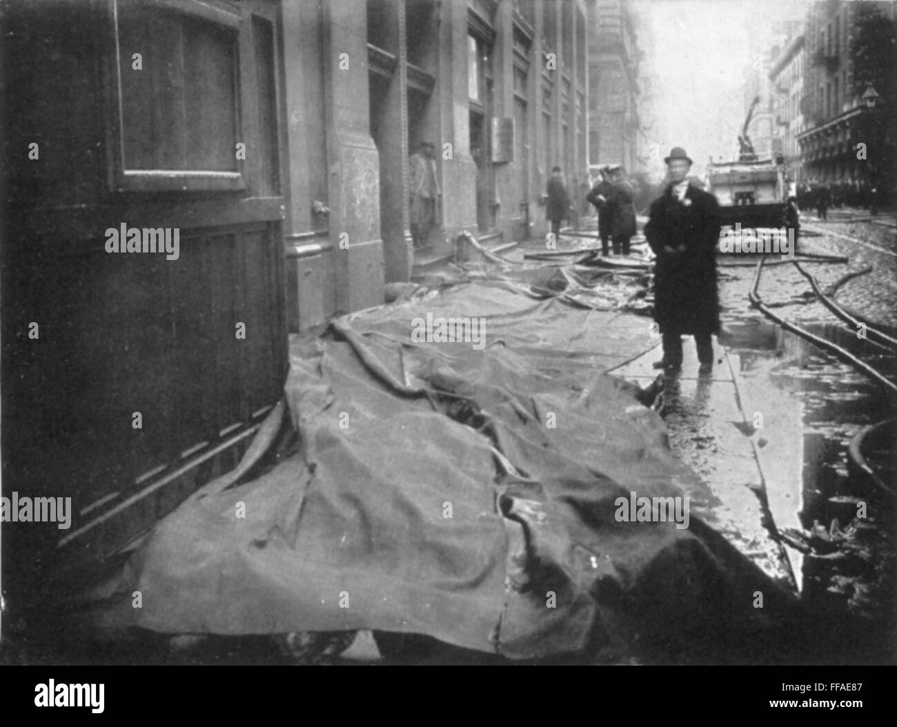 TRIANGLE FACTORY FIRE. /nThe bodies of panic-stricken workers, covered ...