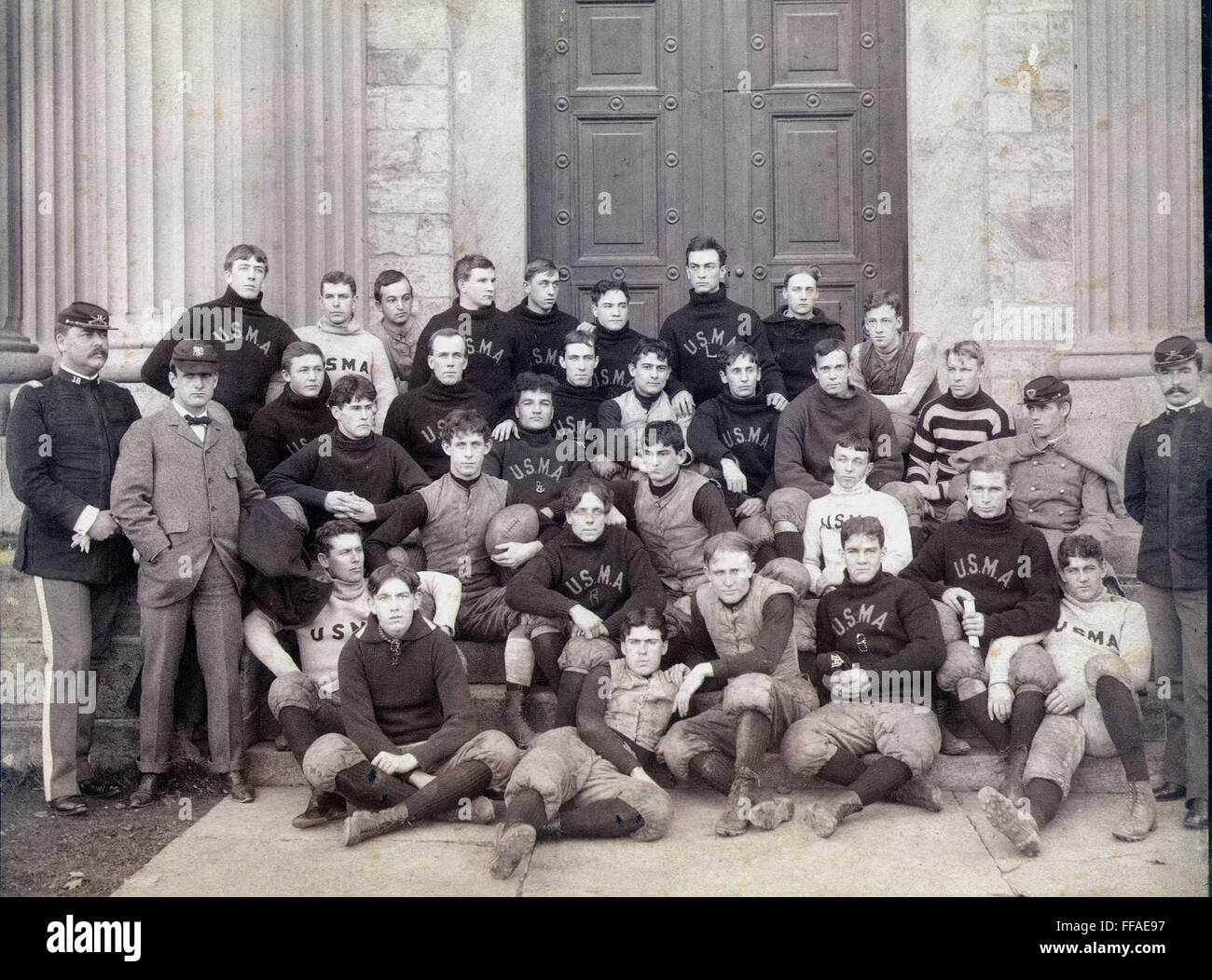 WEST POINT: FOOTBALL TEAM. /nFootball team of the Westpoint Military ...