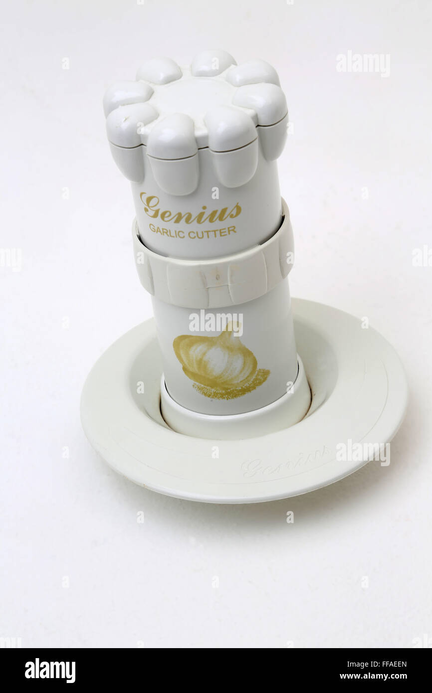 Genius Garlic Cutter Stock Photo - Alamy
