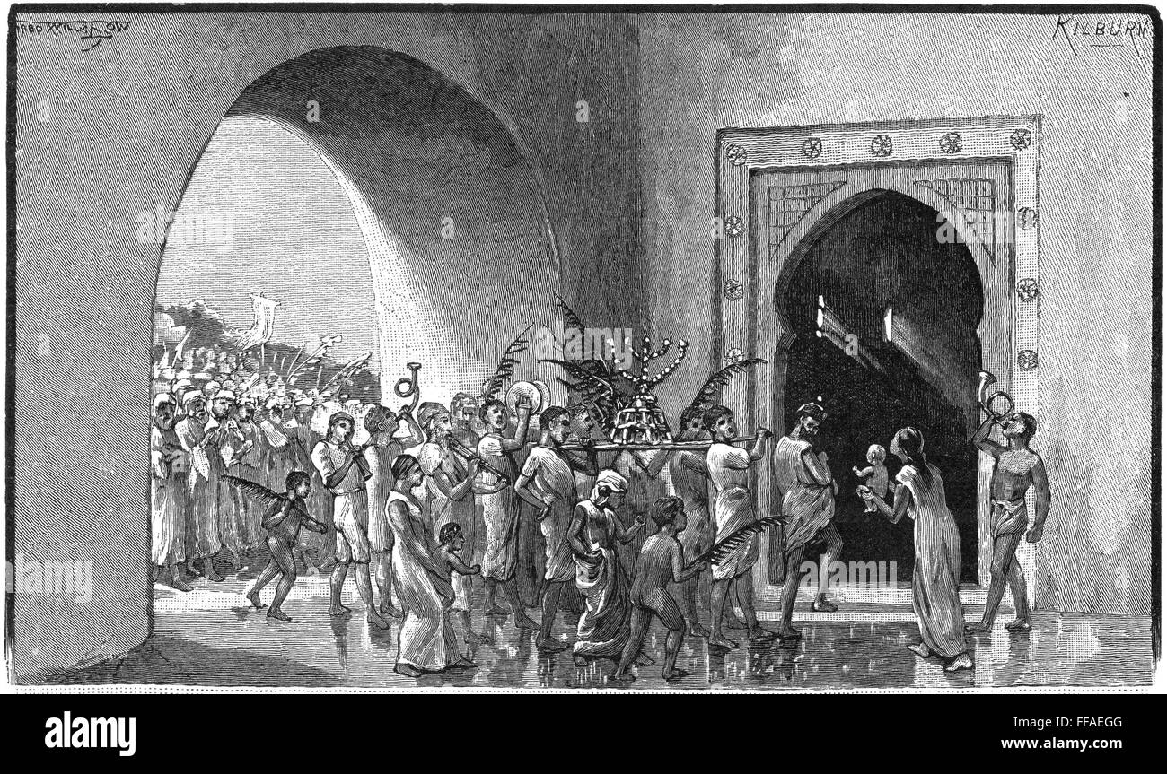 MACCABEE TEMPLE, 164 B.C. /nThe rededication of the Temple under the ...