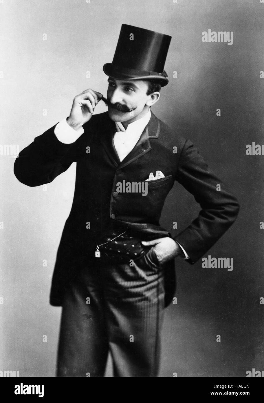 CHICAGO: GENTLEMAN, 1891. /nStreet Types of Chicago: A Fashionable ...
