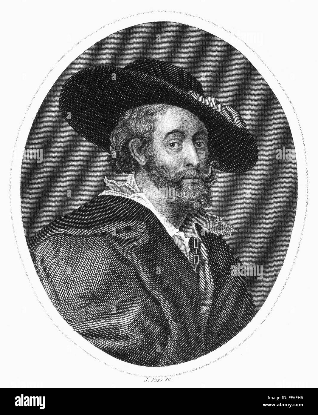 PETER PAUL RUBENS /n(1577-1640). Flemish painter. Line and stipple ...