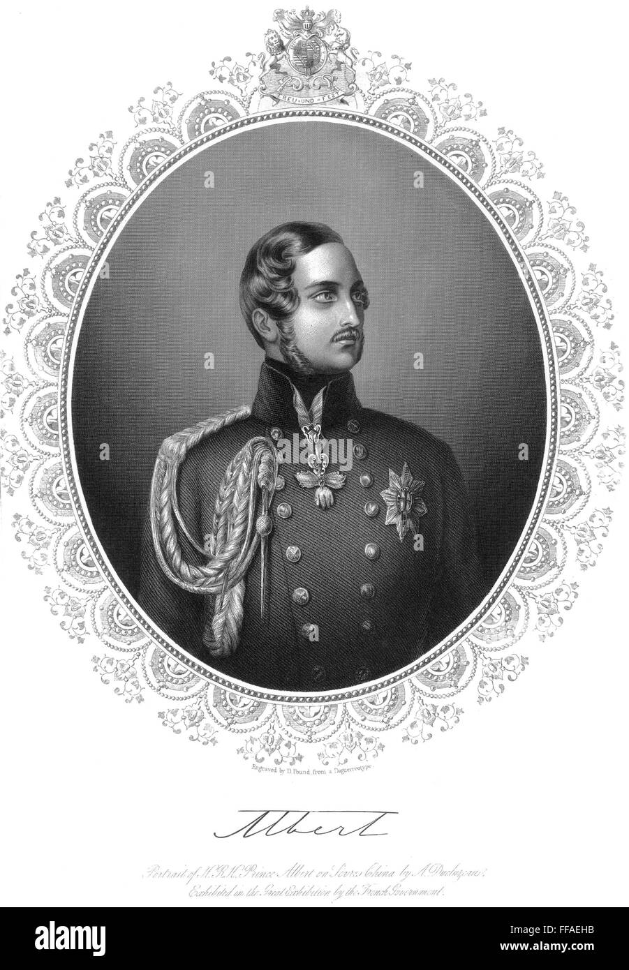 PRINCE ALBERT (1819-1861). /nPrince Consort of England: stipple ...