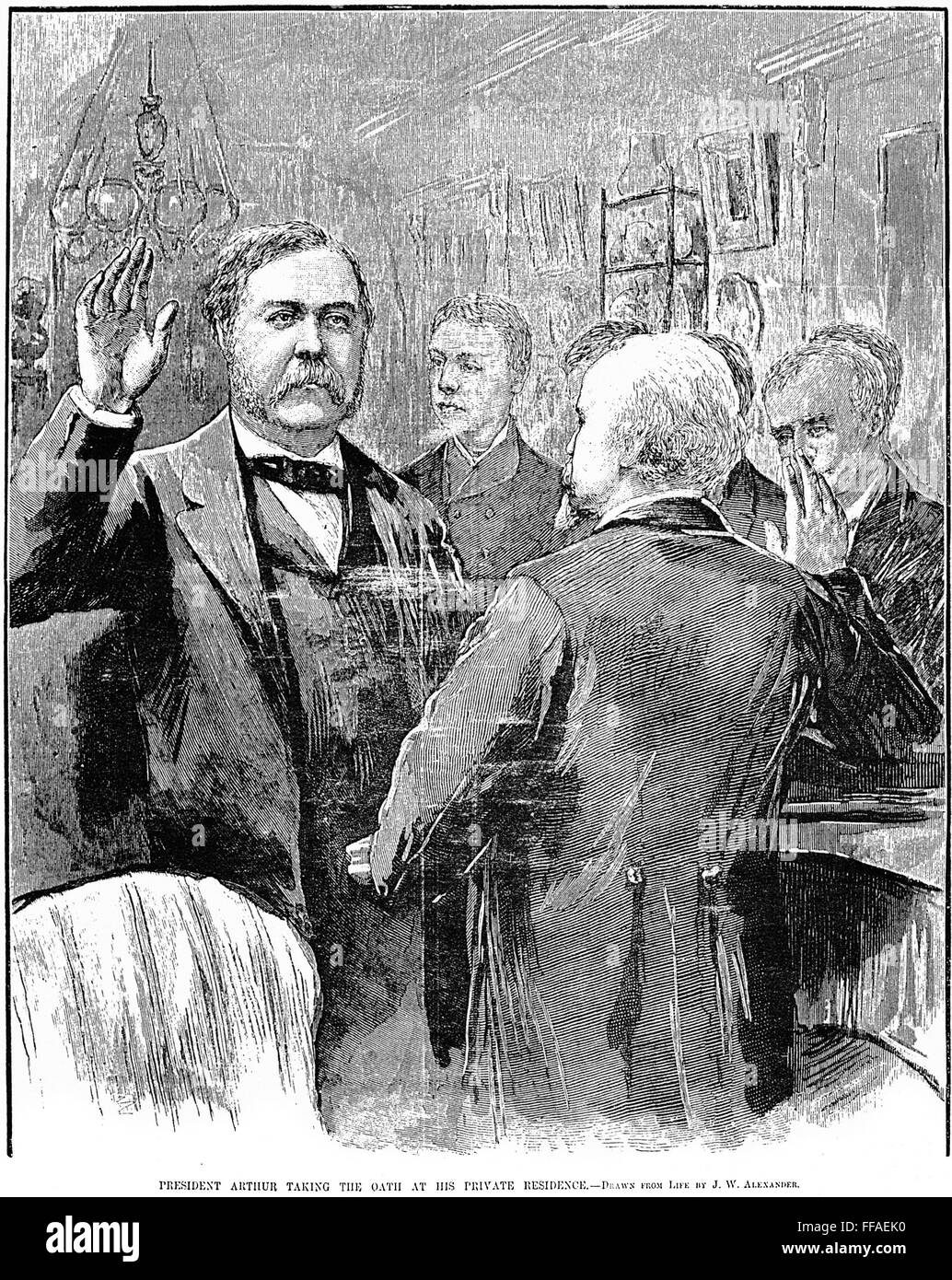 CHESTER ALAN ARTHUR /n(1830-1886). 21st President of the United States ...