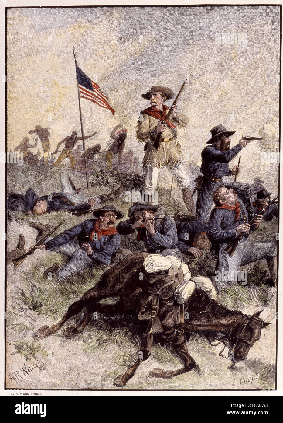 Massacre at little bighorn hi-res stock photography and images - Alamy
