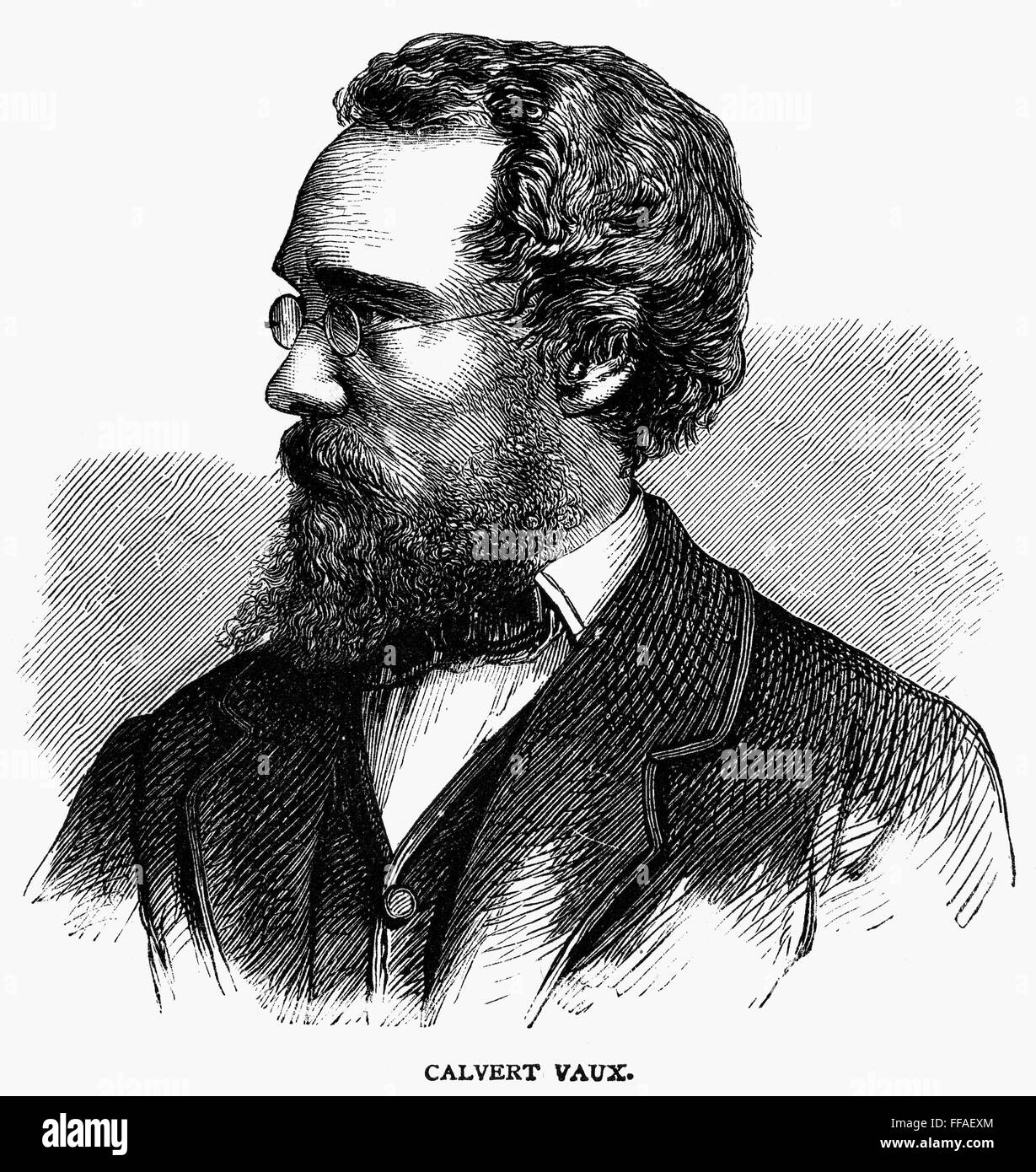 CALVERT VAUX (1824-1895). /nAmerican landscape architect. Wood ...