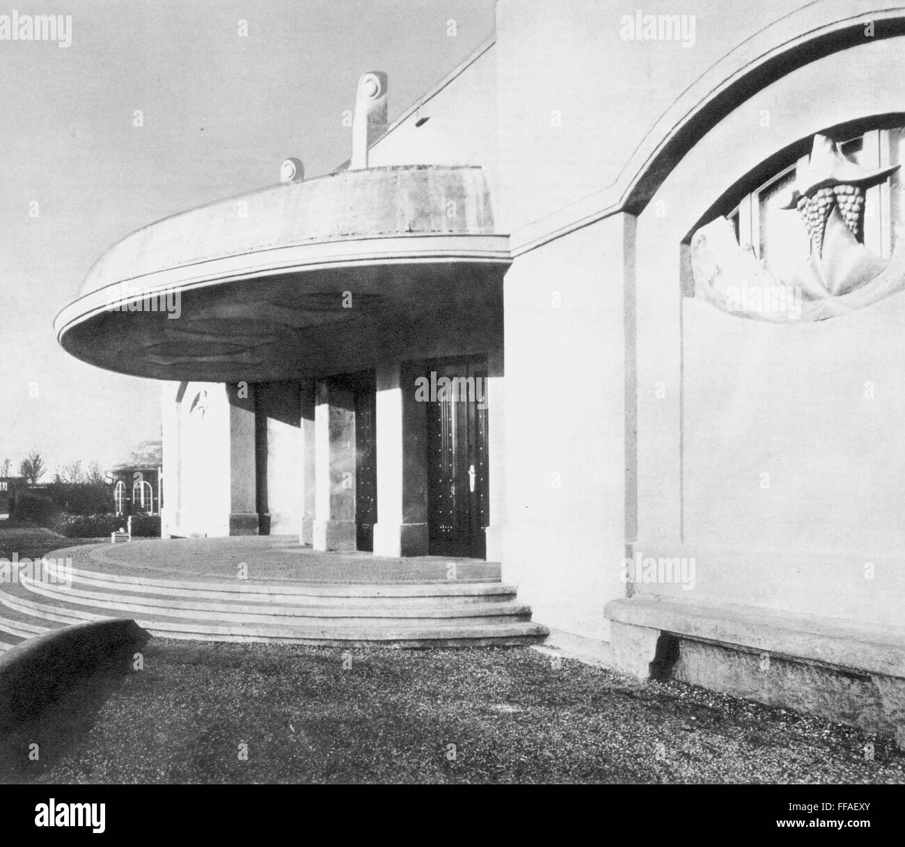 VAN DE VELDE: THEATER, 1914. /nThe Werkbund Theater, designed by Henry ...