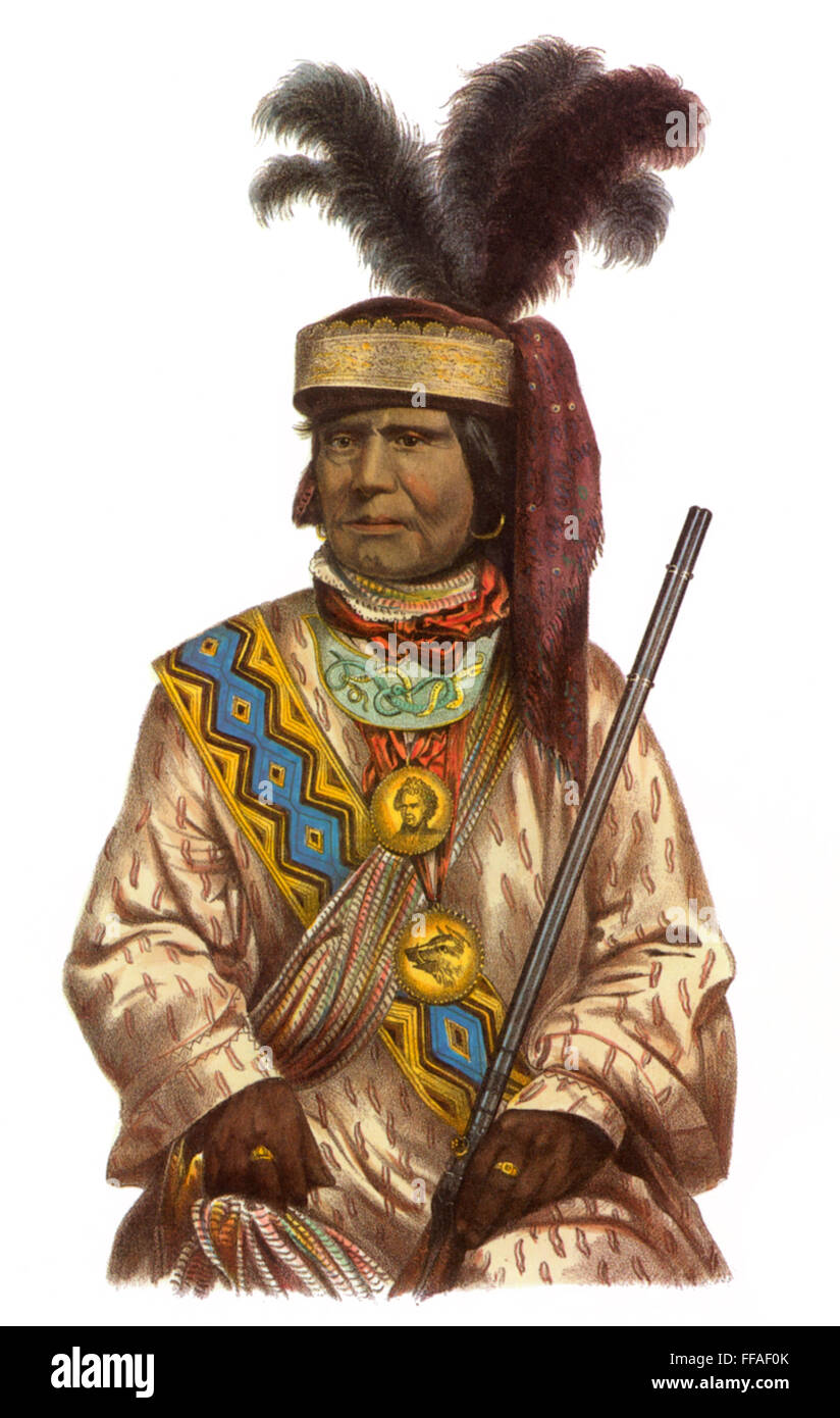 BILLY BOWLEGS /n(c1810-c1860). American Seminole Native American chief ...