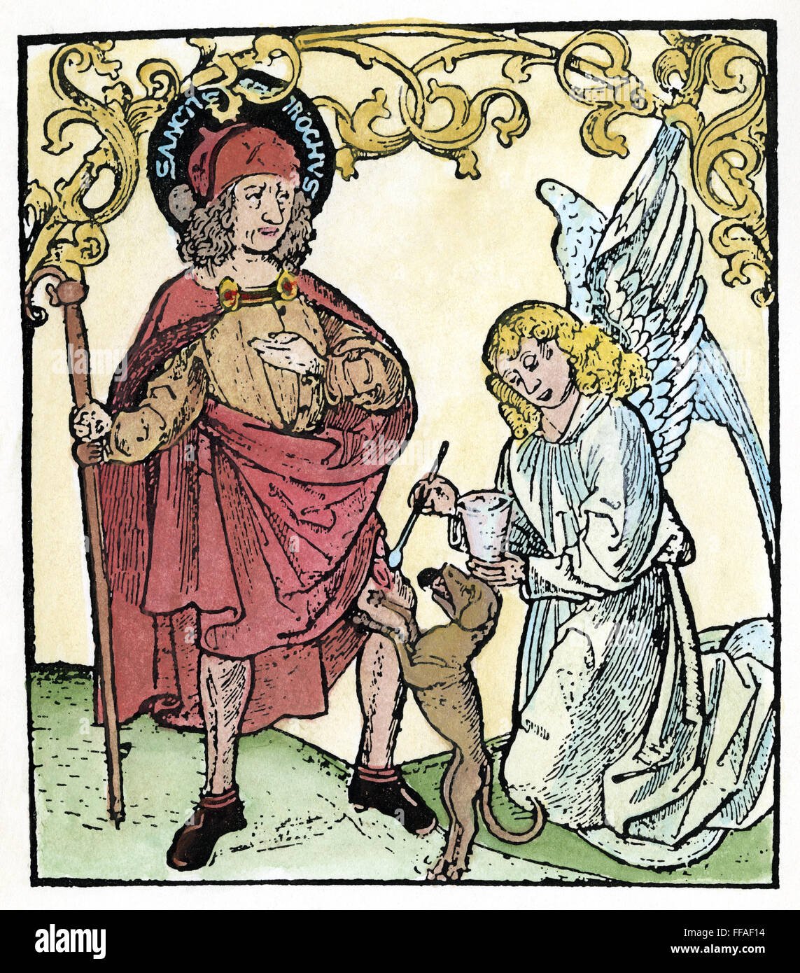 Saint roch as patron saint of the plague hi-res stock photography and ...