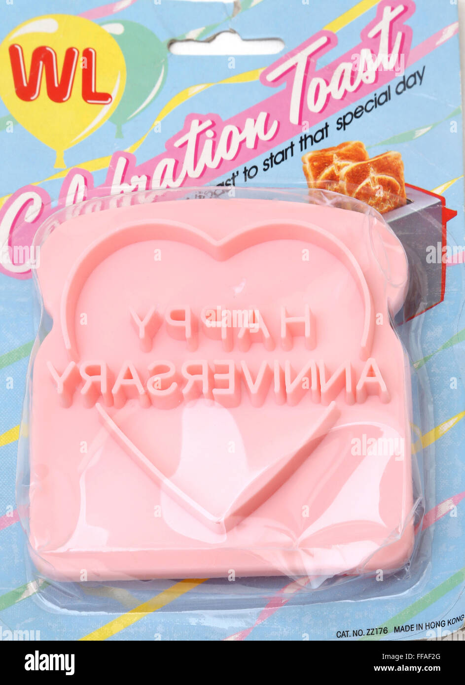 Celebration Toast Stamp Happy Anniversary Stock Photo - Alamy