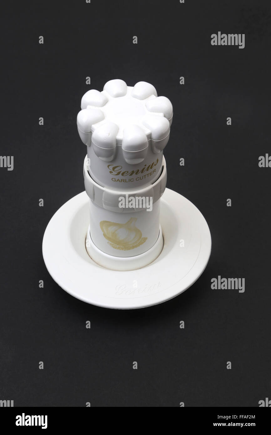 Genius Garlic Cutter Stock Photo - Alamy