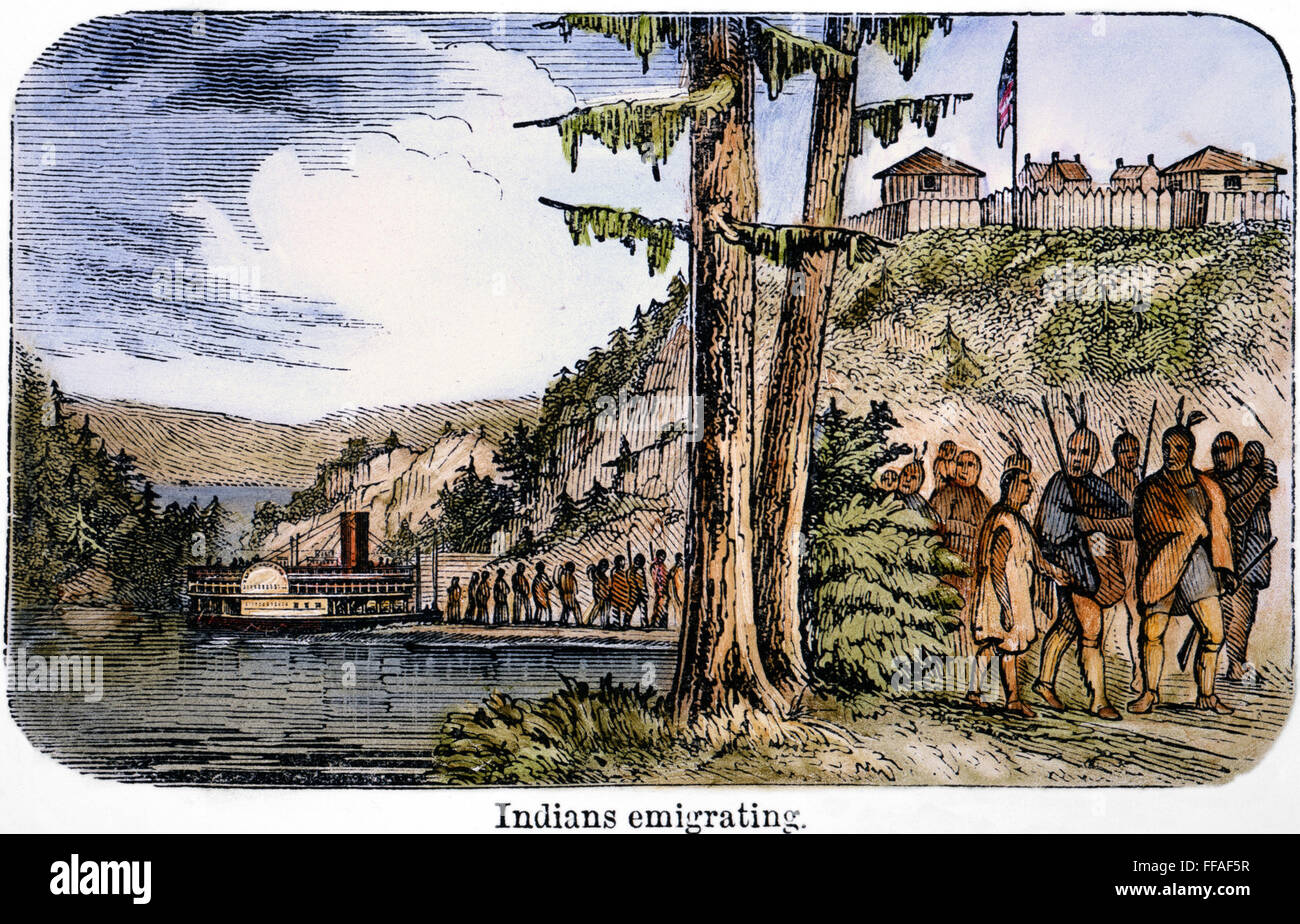 1838 cherokee hi-res stock photography and images - Alamy