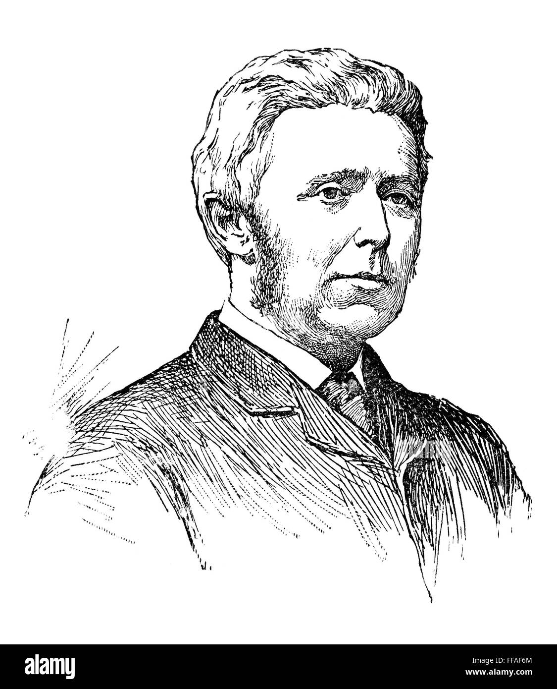 JOSEPH BELL (1837-1911). /nScottish surgeon. Line drawing, 1894 Stock ...