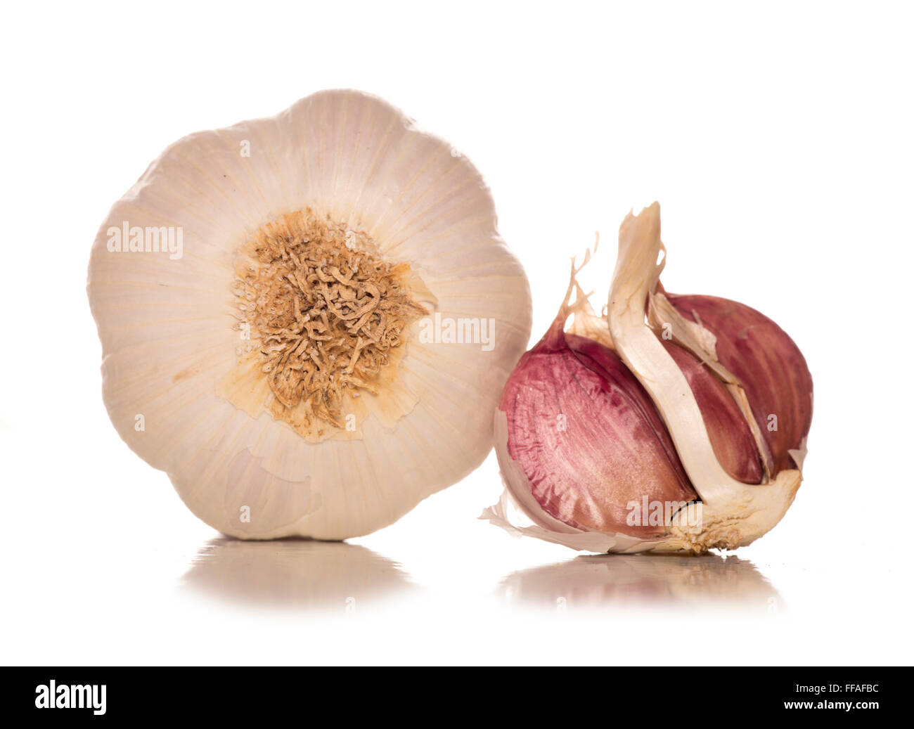 single garlic clove studio cutout Stock Photo - Alamy