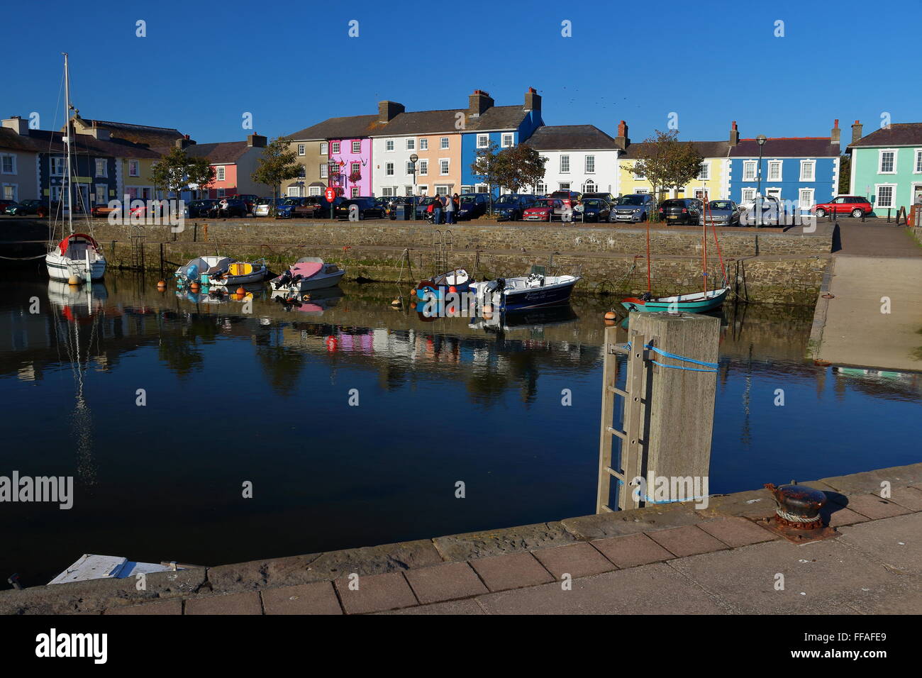 Aberaeron, Ceredigion, Wales Stock Photo - Alamy