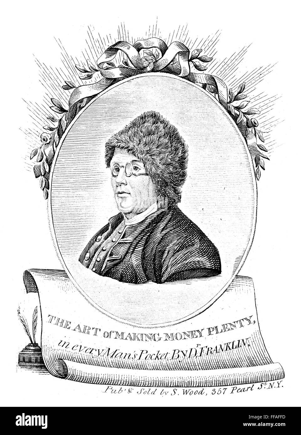 BENJAMIN FRANKLIN (1706-1790). /nAmerican printer, publisher, scientist ...