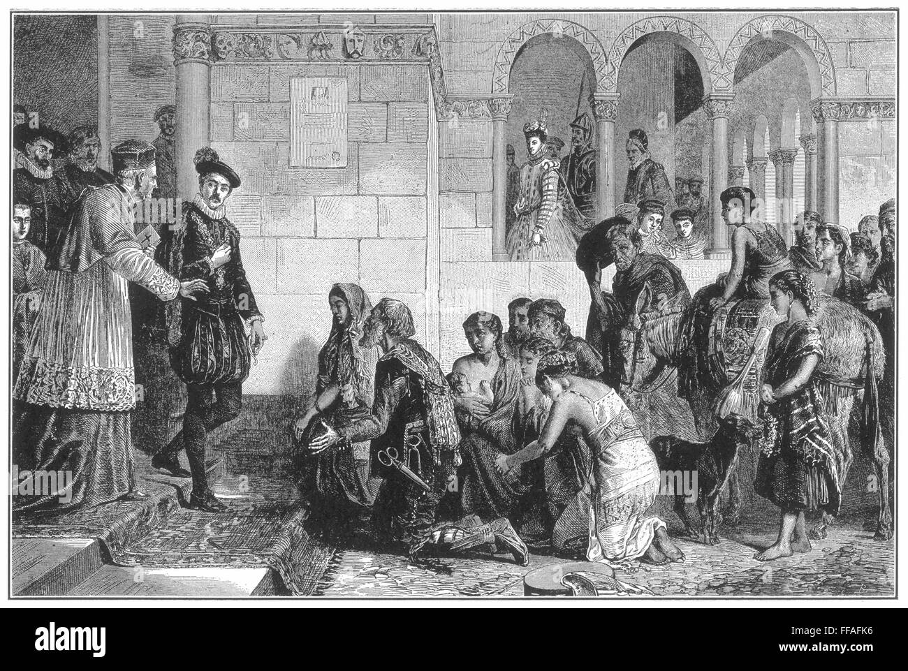 EXPULSION OF MORISCOS, 1609. /nThe final expulsion of the Moriscos from ...