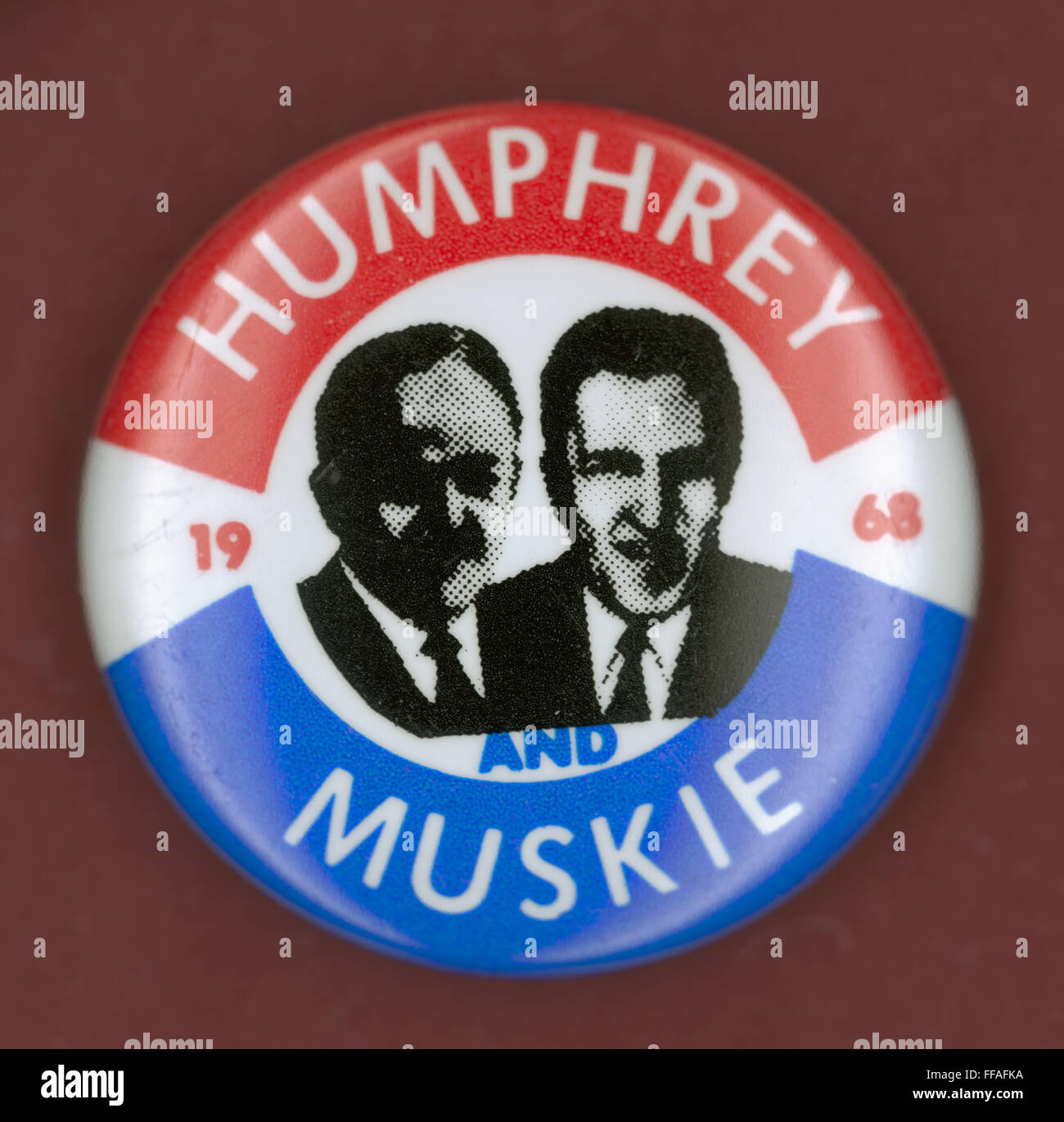 PRESIDENTIAL CAMPAIGN, 1968. /nCampaign button, 1968, featuring ...