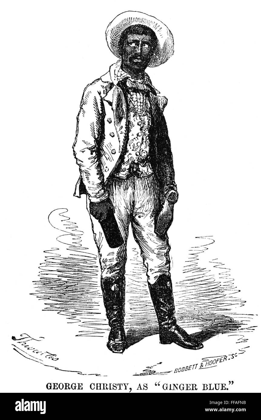 GEORGE CHRISTY (1827-1868). /nNΘ Harrington. American actor and singer ...