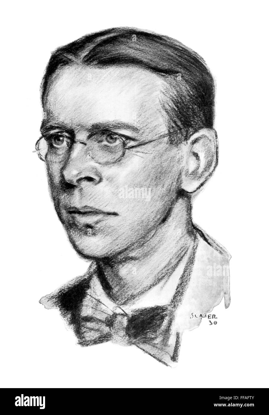 LASCELLES ABERCROMBIE /n(1881-1938). English poet and critic. Drawing ...